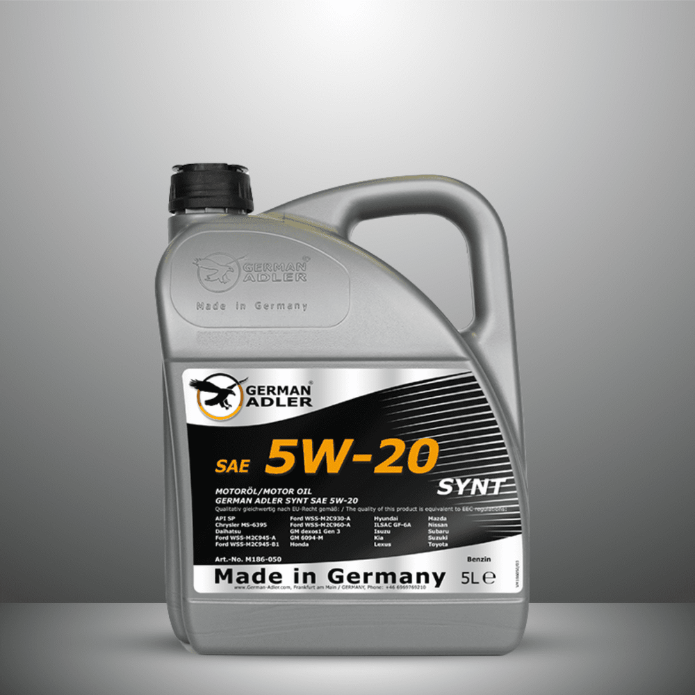Buy German Adler Synthetic Engine Oil 1L / 5L - SAE 5W-20 | Shop Engine ...