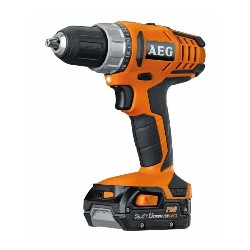 AEG Lithium-Ion Cordless Drill 14.4V 1.4Ah (BS14G2NC-142C) - Reliable ...