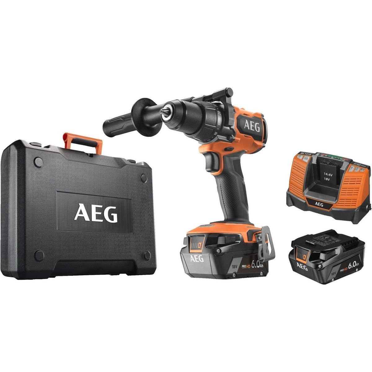 AEG Lithium-Ion Cordless Impact Hammer Drill 18V - BSB18CLI-202C ...