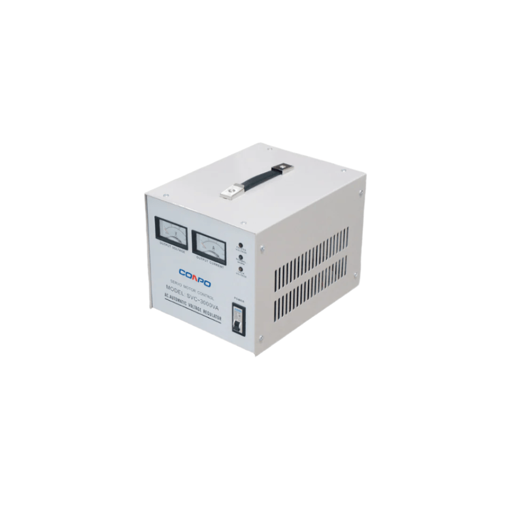 Conpo Single Phase Servo-Type AC Automatic Voltage Regulator 3.0kVA - SVC-3000VA | Supply Master ...