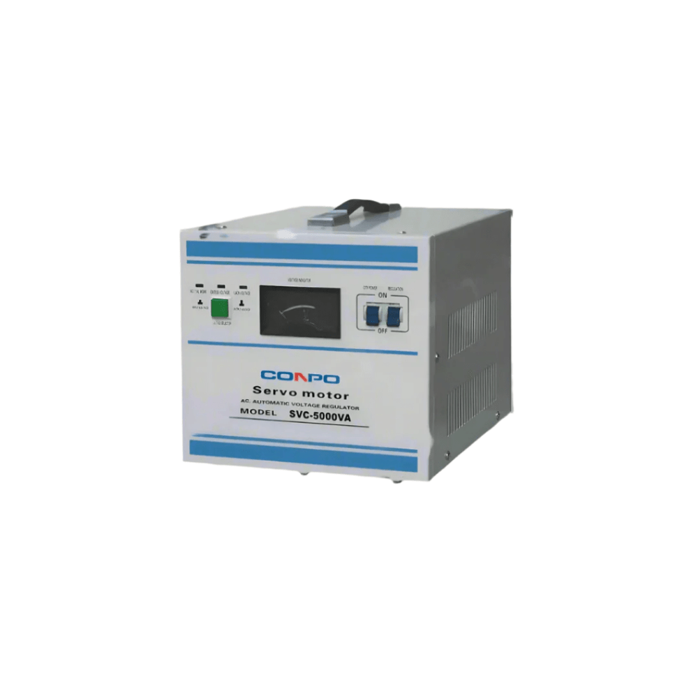 Conpo Single Phase Servo-Type AC Automatic Voltage Regulator 5.0kVA ...