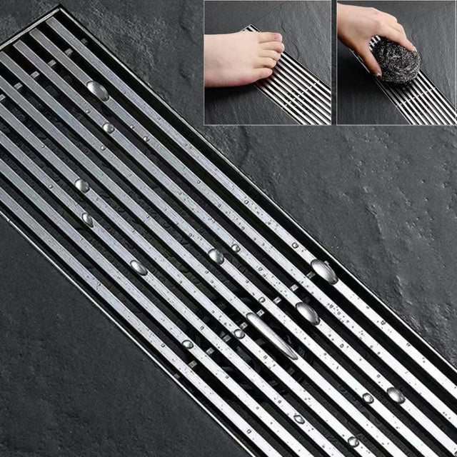 Buy Stainless Steel Rectangular Long Floor Drain | Shop at Supply ...