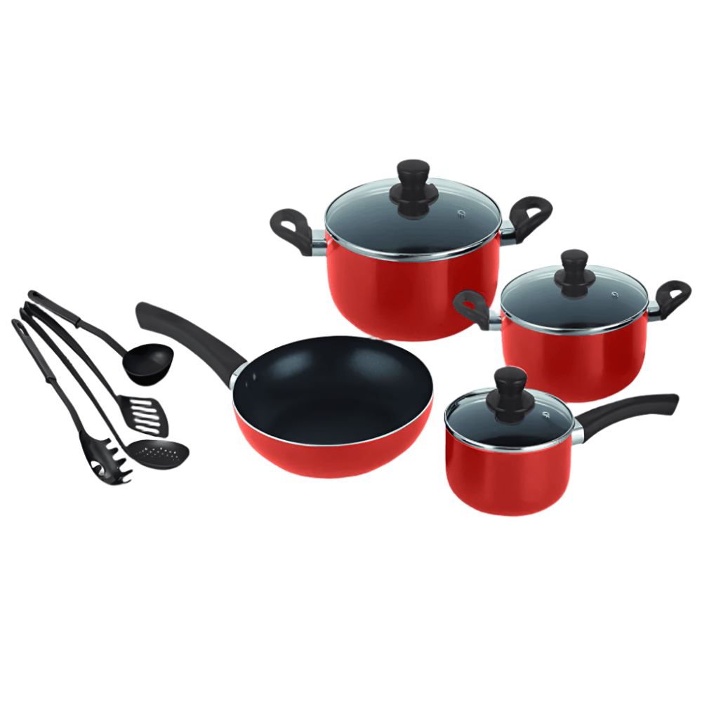 Decakila 8-Piece Non-Stick Cookware Set | Durable Cookware | Supply ...