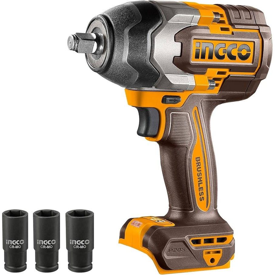 Buy Ingco 1/2" 20V Cordless Impact Wrench – CIWLI20851 | Shop Power ...