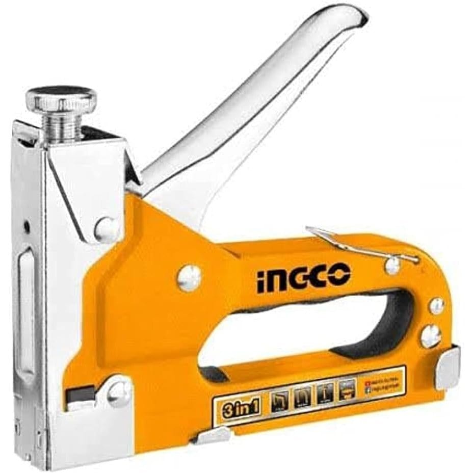 Buy Ingco 3-in-1 Heavy-Duty Staple Gun with Adjustable Force – HSG1405 ...