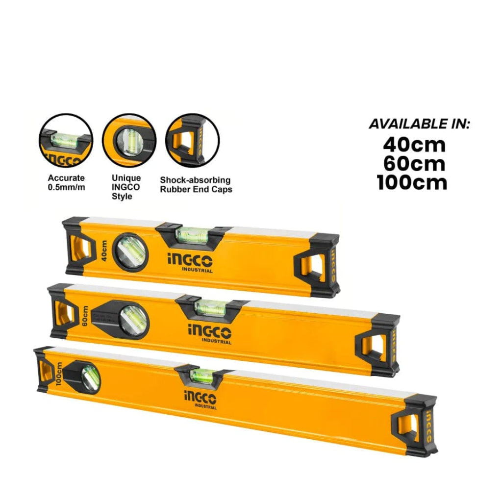 Ingco 3 Pieces Spirit Level HSL10403 | Supply Master Accra, Ghana