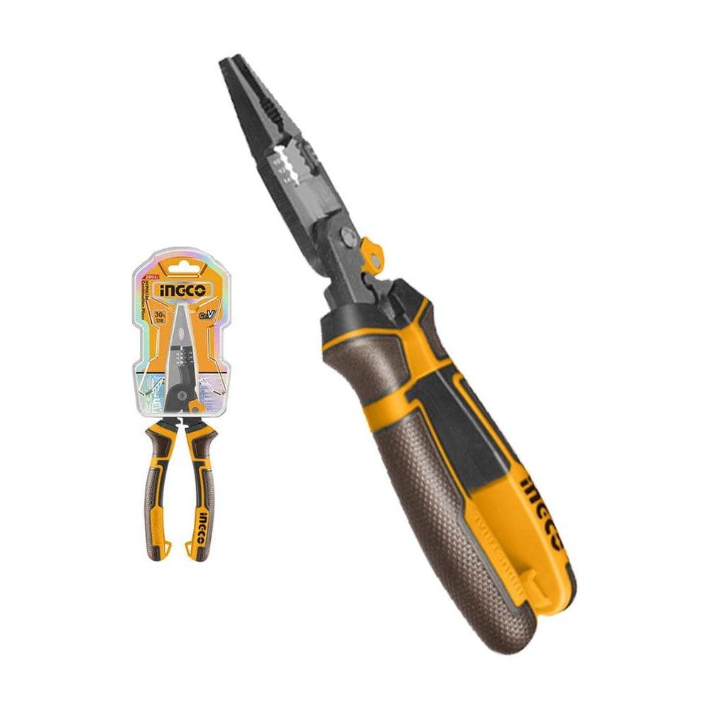 Buy Ingco 8" 6-in-1 Multi-Function Long Nose Plier – HMFLNP28200 | Shop ...