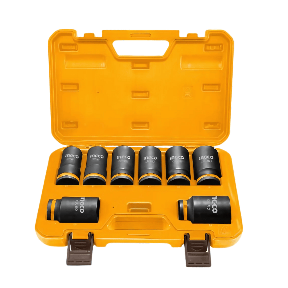 Buy Ingco 8 Pieces 3/4" Deep Impact Socket Set - HKISSD34082L | Hand ...