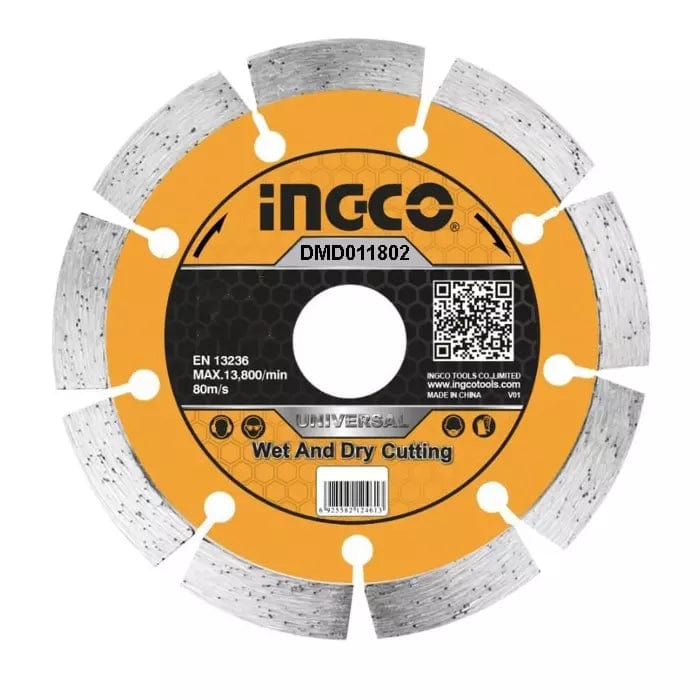 Buy Ingco Wet & Dry Diamond Disc with Blade width 10mm - 5", 7", 9 ...