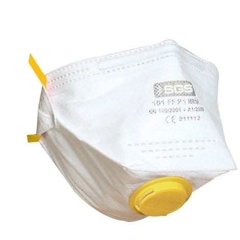 SGS 1-Piece Disposable Mask FFP1 White Valve - SGS307 | Supply Master ...