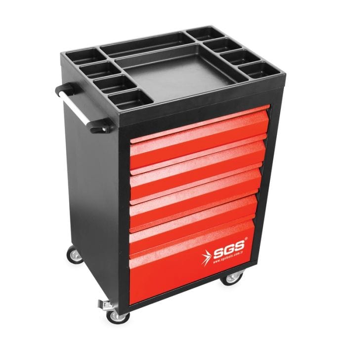 SGS Metal Tool Trolley with 6 Drawers - SGS856 | Supply Master | Accra ...