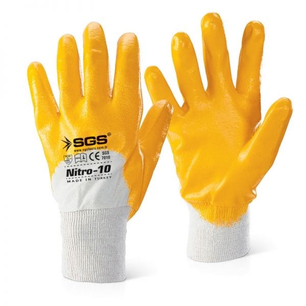SGS Nitrile Coated Polyester Gloves Nitro-10 - SGS7010 | Supply Master ...