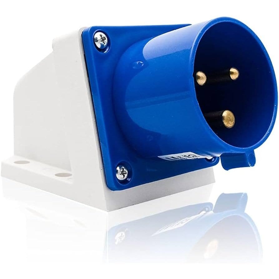 Industrial 16A Wall Mounted Plug & Socket | Heavy-Duty Electrical ...
