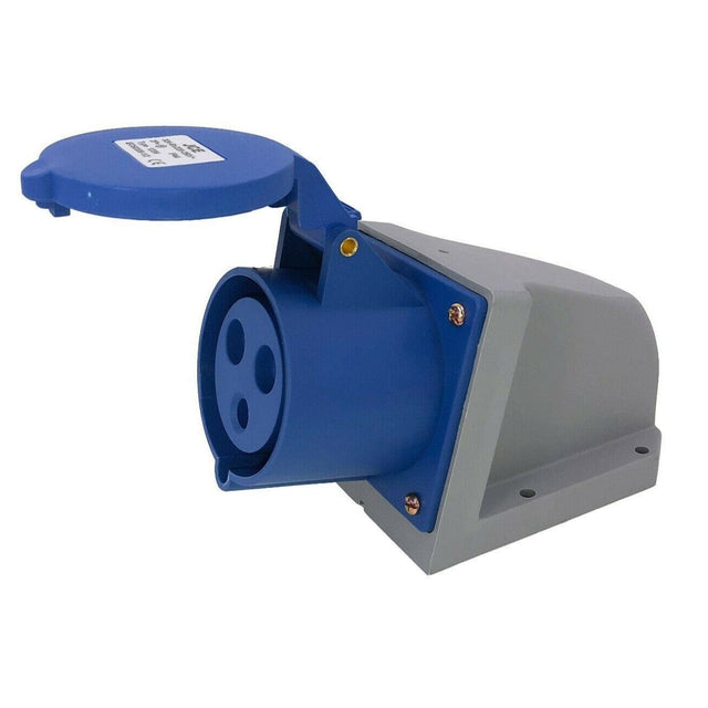 Industrial 32A Wall Mounted Plug & Socket | Heavy-Duty Electrical Connection - Supply Master ...