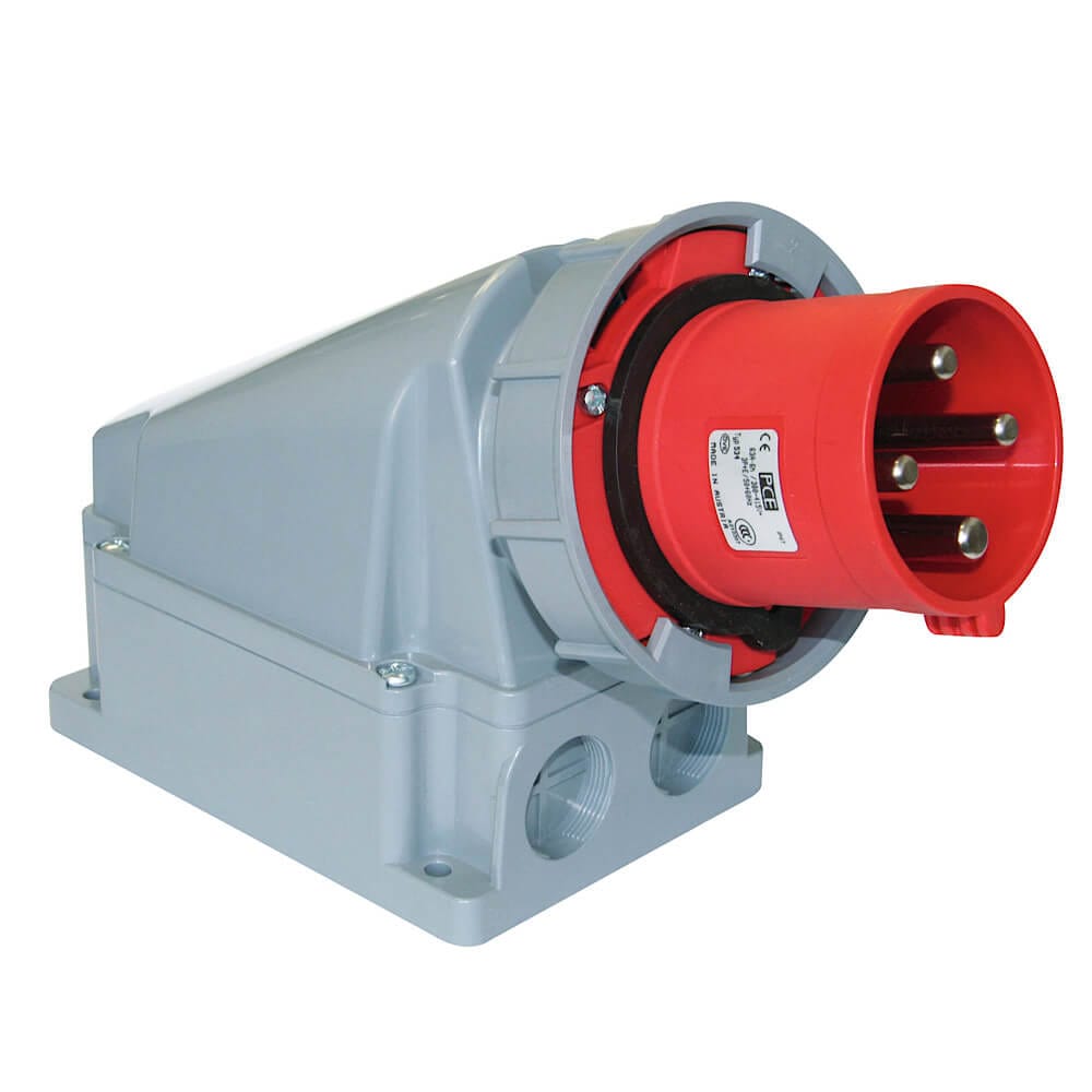Industrial 63A Wall Mounted Plug & Socket | Heavy-Duty Electrical ...