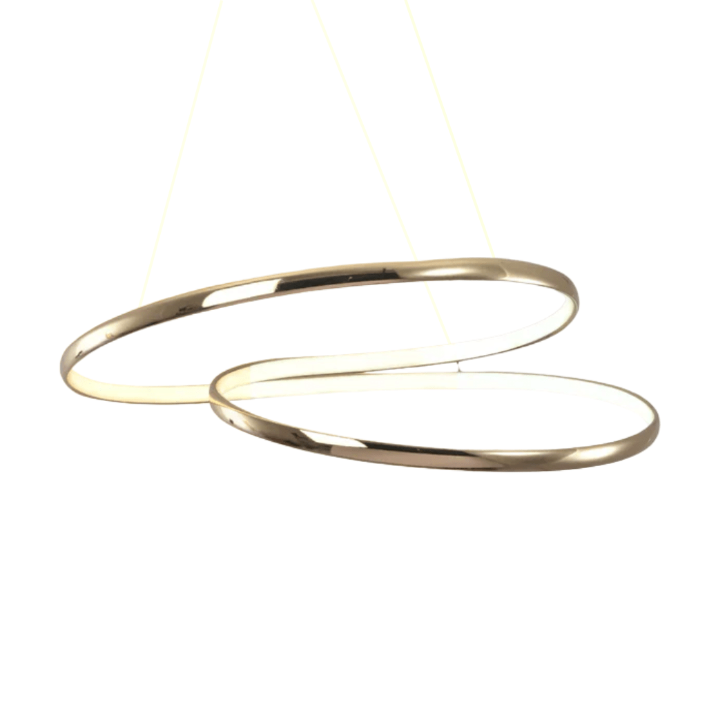 Buy Geometric Elegance Double Helix LED Ceiling Light | Shop Indoor ...