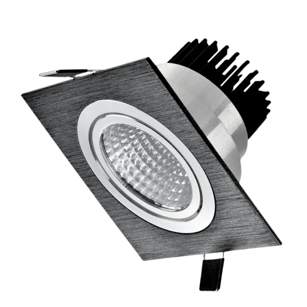 Buy LED Tilt Recessed Black Rectangle Downlight - 10W | Shop Lighting ...