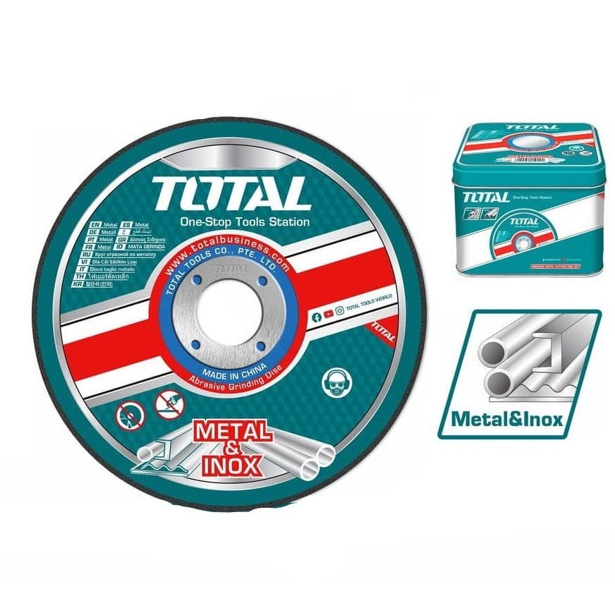 Buy Total 100 Pieces Abrasive Metal Cutting Disc 4.5" Set ...