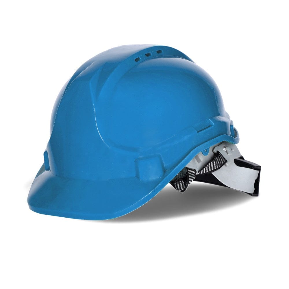 Buy Total Blue Safety Helmet with Ribbon Chin Strap - TSP2610 | Supply ...