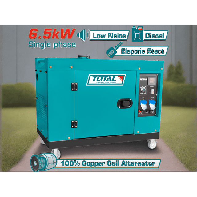 Buy Total Single Phase Diesel Generator 6.5KW – TP265001 | Shop at ...