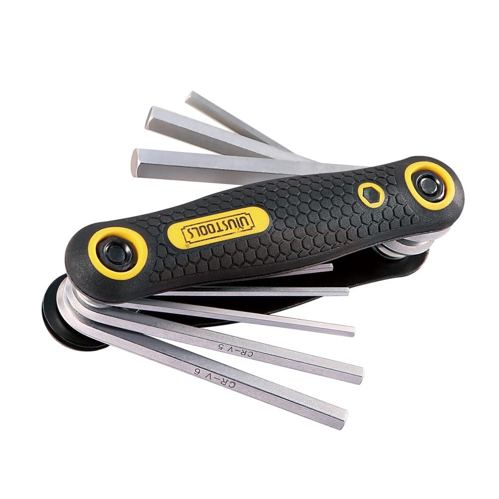 Buy Uyustools 8 Pieces Folding Hex Wrench Set in Plastic Shell - YAS802 ...