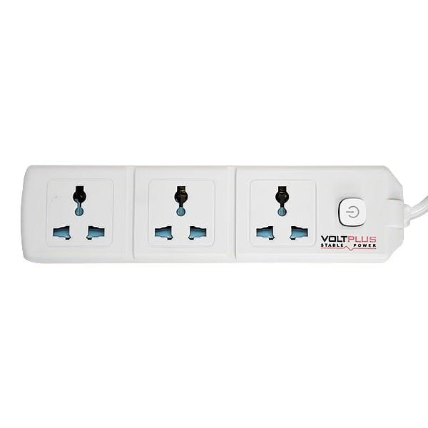 Voltplus 3-Way Extension Socket 2M | Supply Master | Accra, Ghana