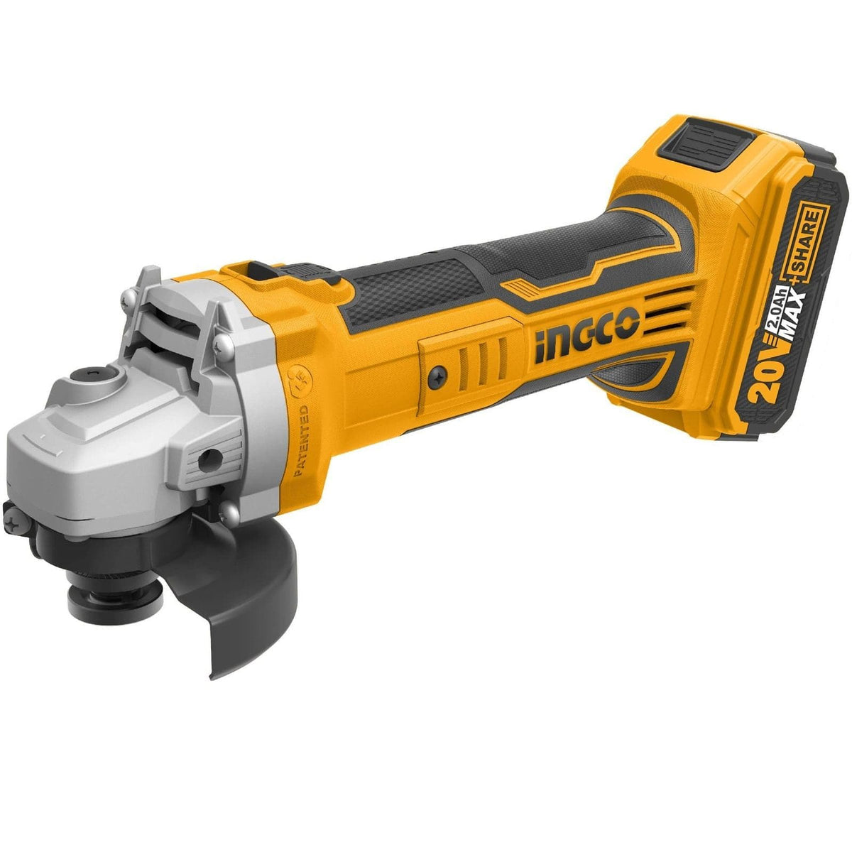 Ingco 4.5"/115mm Lithium-Ion Cordless Angle grinder - CAGLI1151 ...