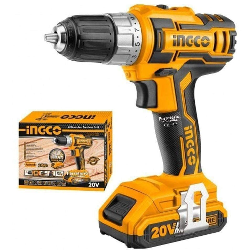 Ingco Lithium-Ion Cordless Drill 20V - CDLI20024 | Supply Master | Accra, Ghana